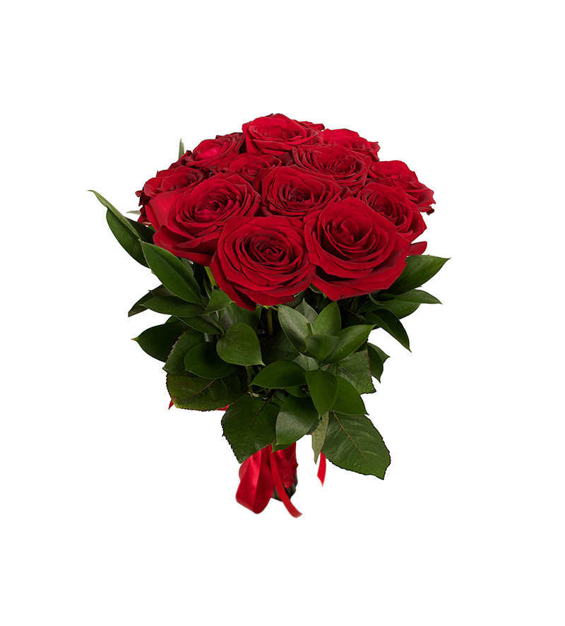 Boeket 'Rode Rozen' a classic forever… - Voort Bloemen